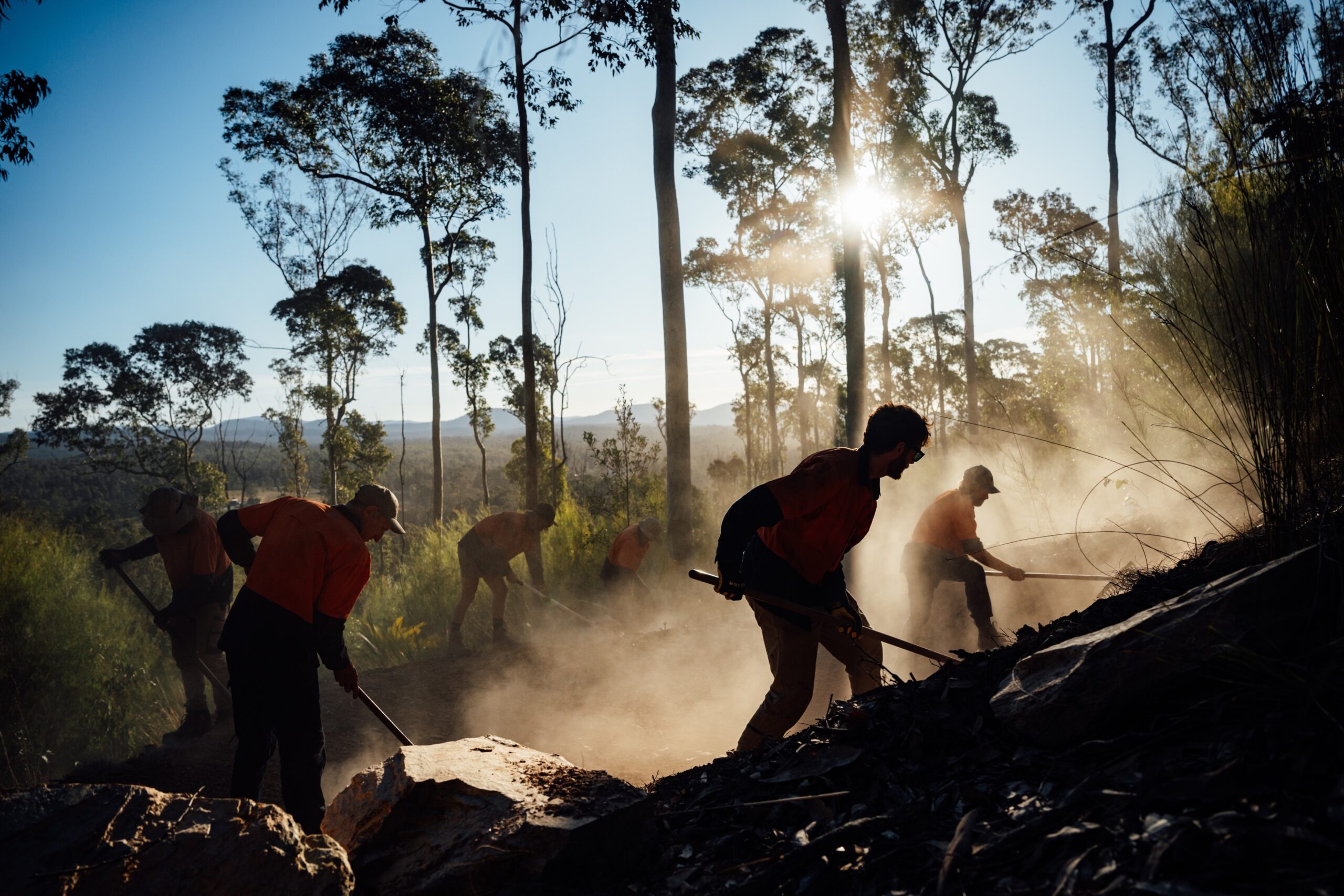 Building mountain bike trails with skill progression in mind